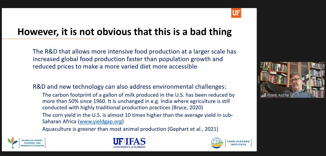 Dr. Frank Asche participó en seminario sobre certificaciones verdes en ...
